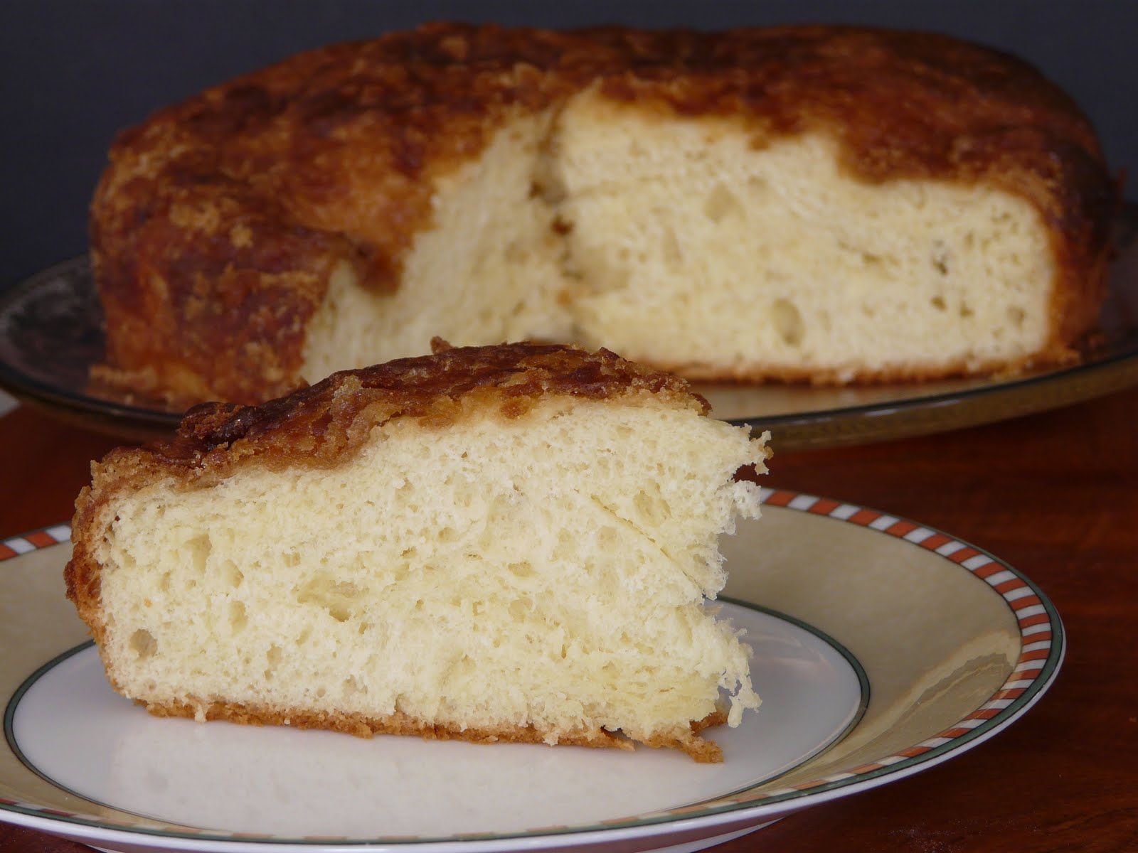 Plum Cake and Tarte Au Sucre Cake