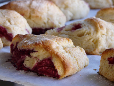 Mini Raspberry Scones